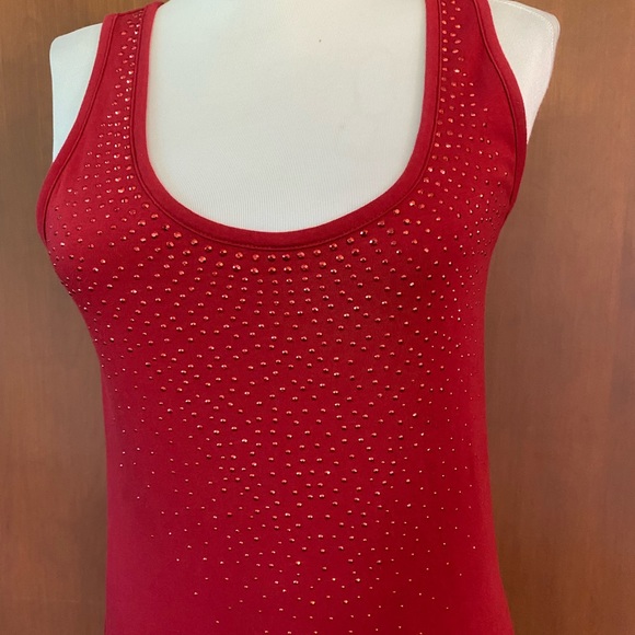 Ariat | Tops | Ariat Red Sparkle Tank Top | Poshmark
